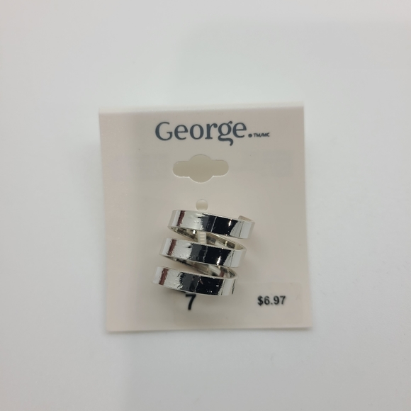George | Jewelry | Thin Silver Spiral George Ring | Poshmark